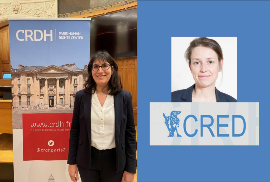 CRDH - Paris Human Rights Center Sarah Jamal (CRDH) et Marie Obidzinski ...